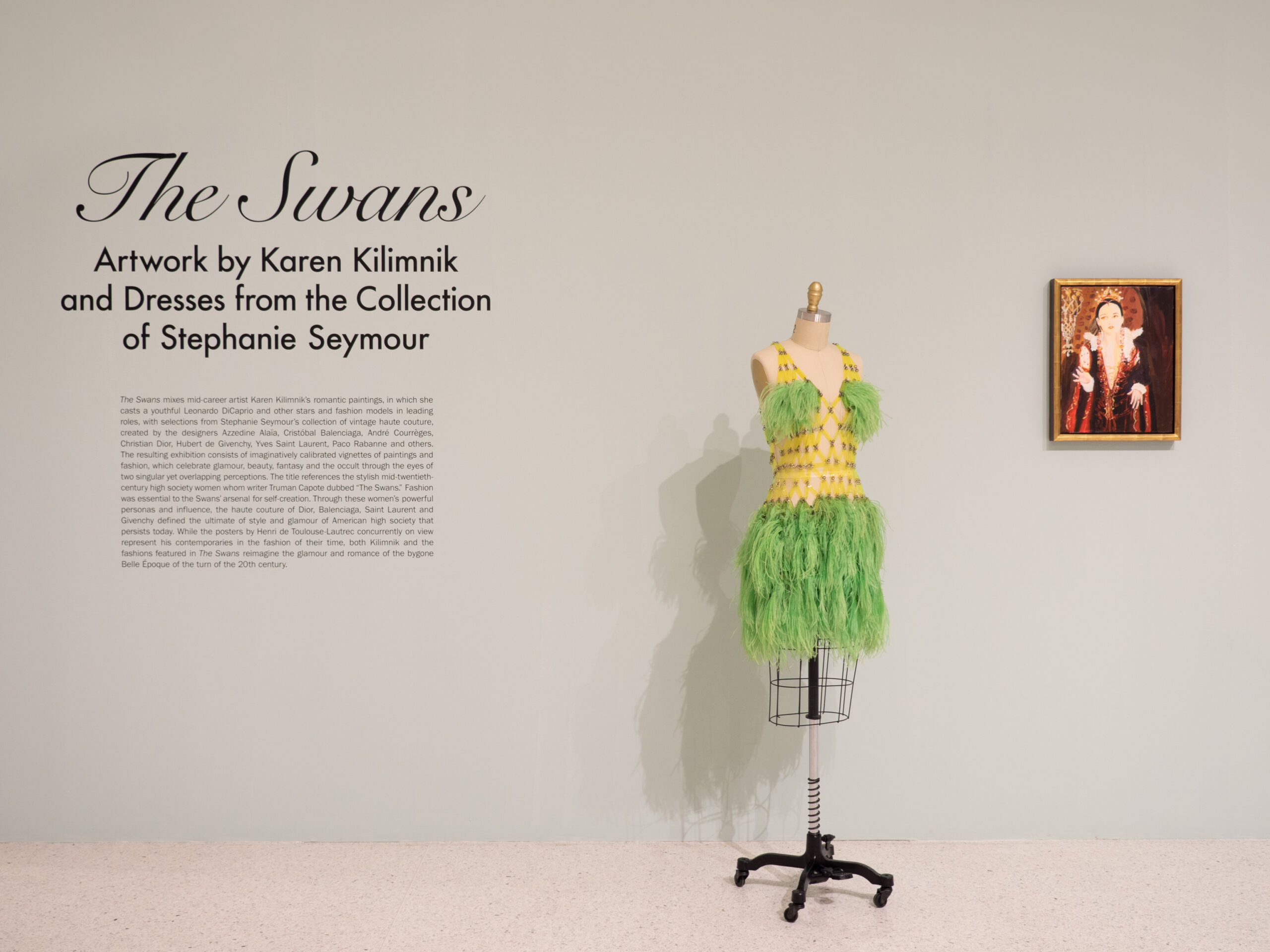 The Swans: Karen Kilimnik/Stephanie Seymour Paintings and Dresses - The ...